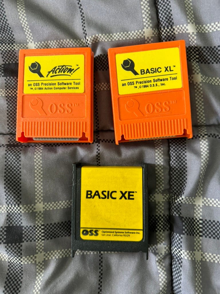 Atari 8-bit Game Cartridges - by Paul Lefebvre