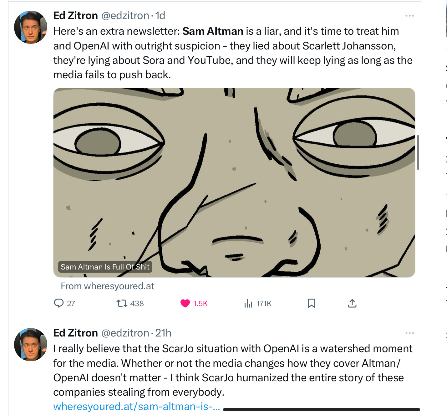 Sam Altman’s fall from grace - by Gary Marcus