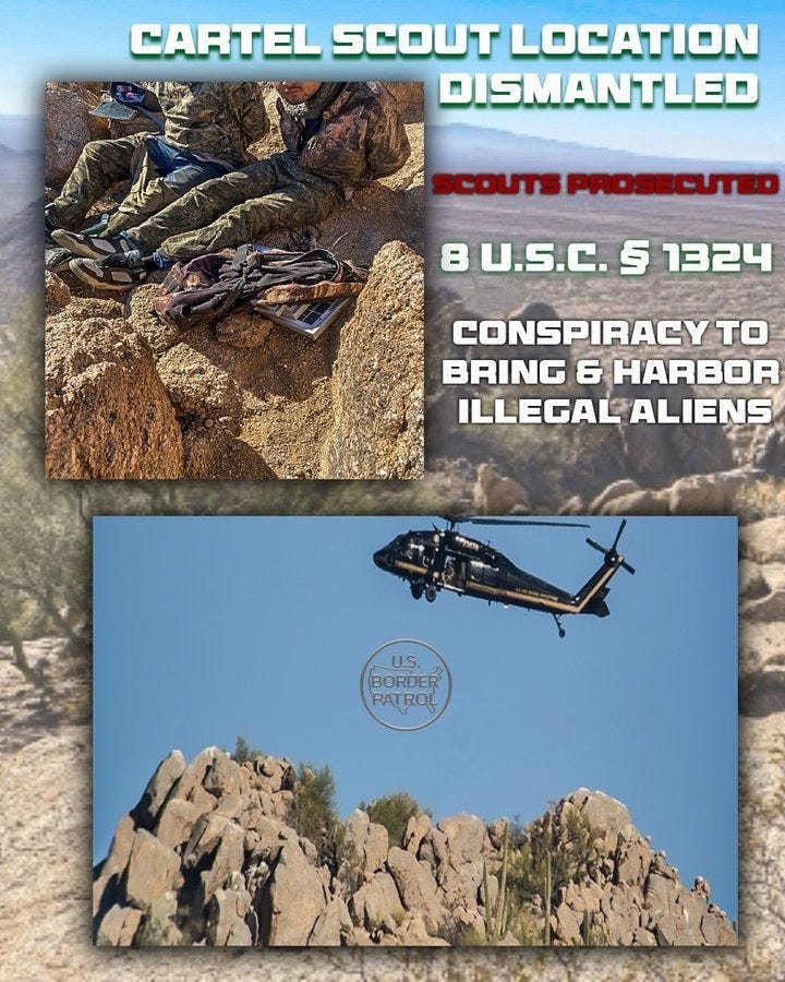 Raids Target Cartel Border Outposts - "Scout Sites" Destroyed