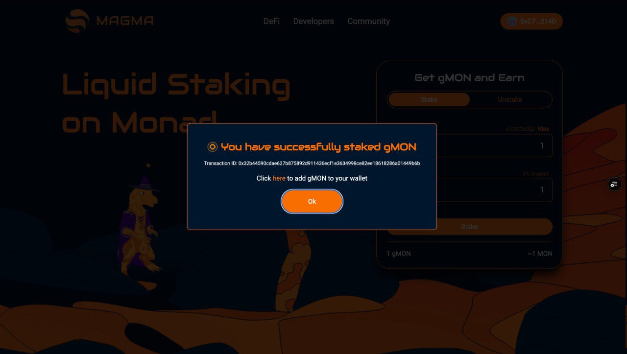 Magma's Testnet is Live on Monad! - by Dan - Magma