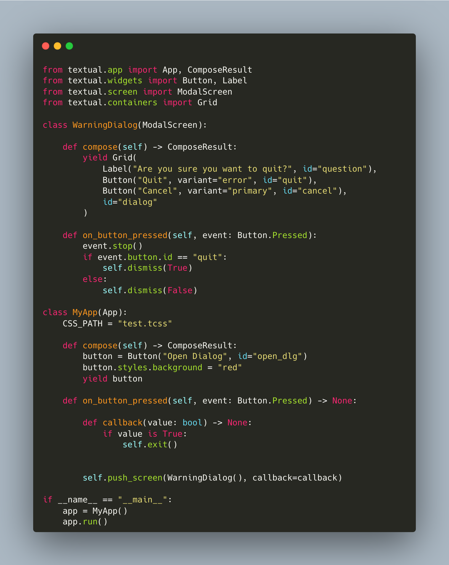 How to Create a Modal Dialog in Your Terminal (Video)