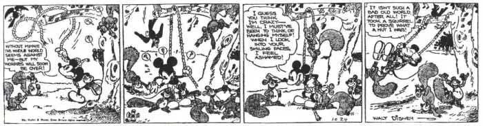 Remember when Mickey Mouse decided to commit suicide?