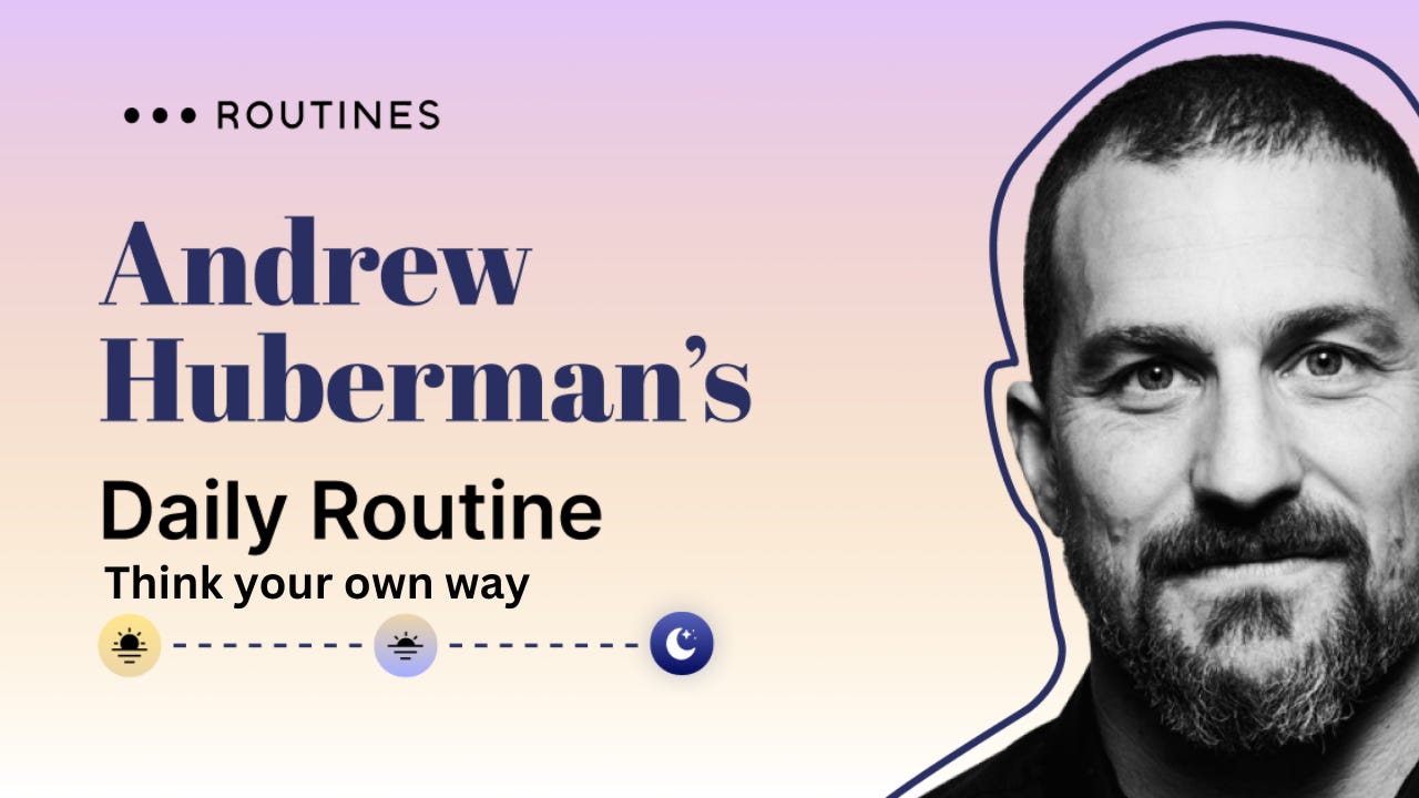 30-Day Challenge: Dr. Andrew Huberman Routine - Day 1