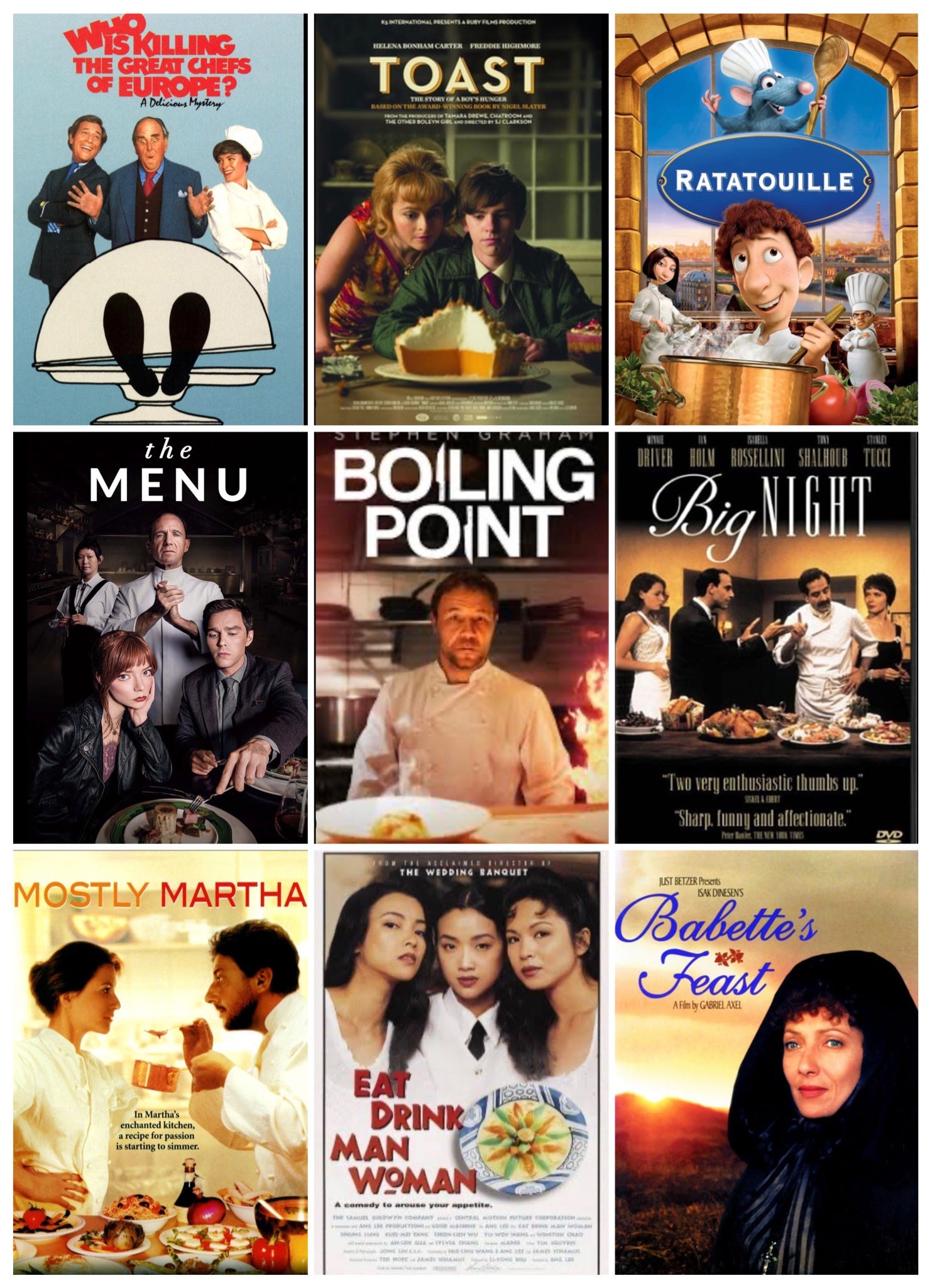 A feast of films - by Lesley Chesterman - Lick my Plate