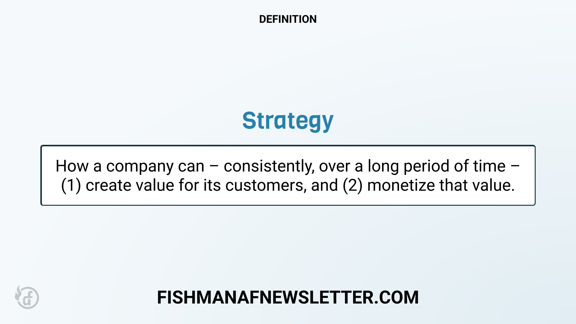 WTF is Strategy? - by Adam Fishman