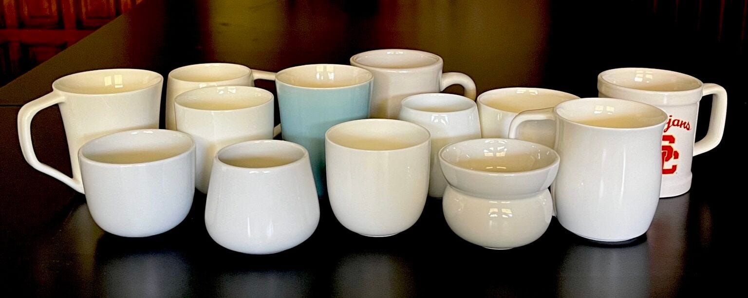 When It's Time to Buy New Coffee Cups - by Edward Behr