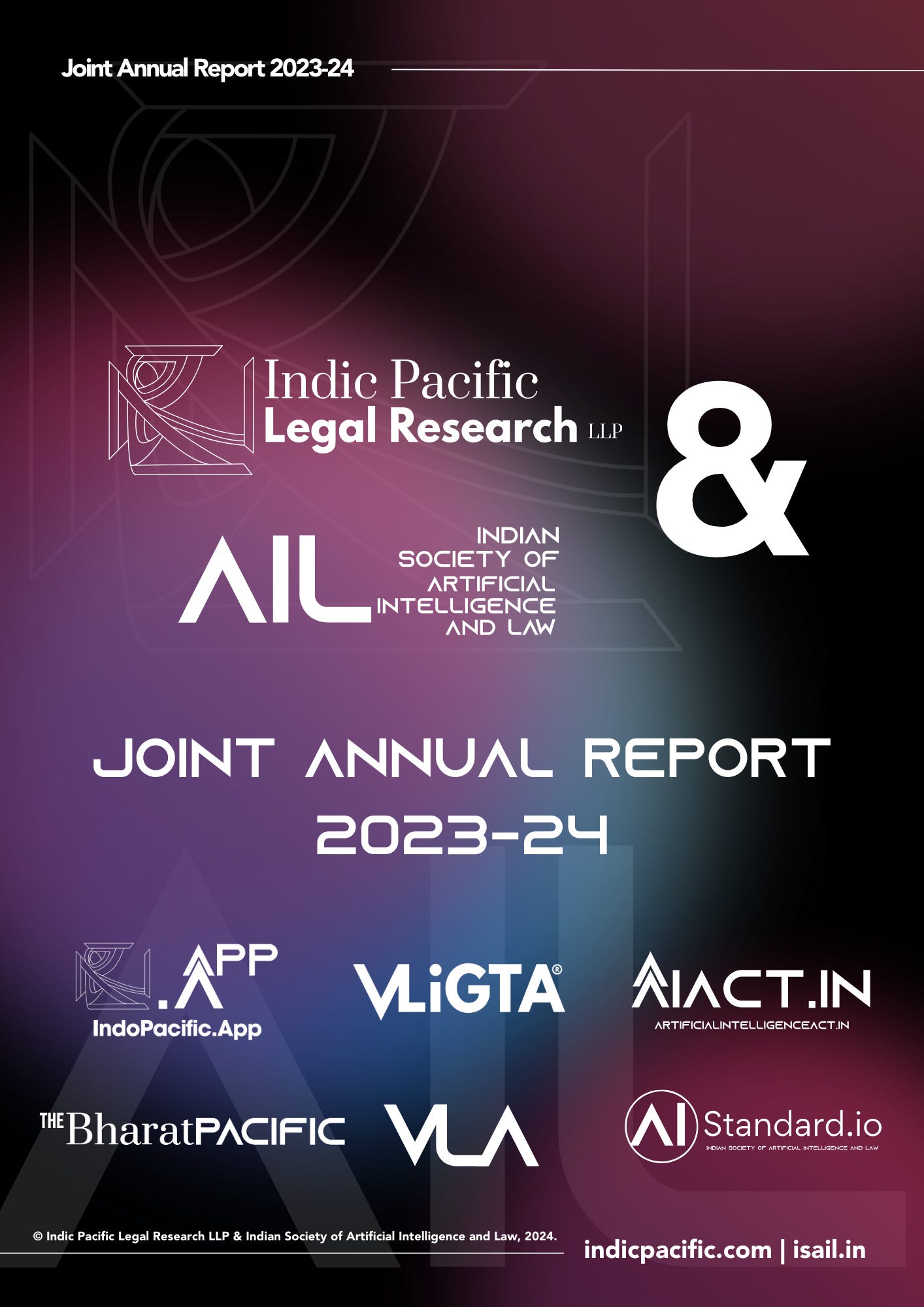 The Joint Annual Report of ISAIL & Indic Pacific (2024) is now launched!