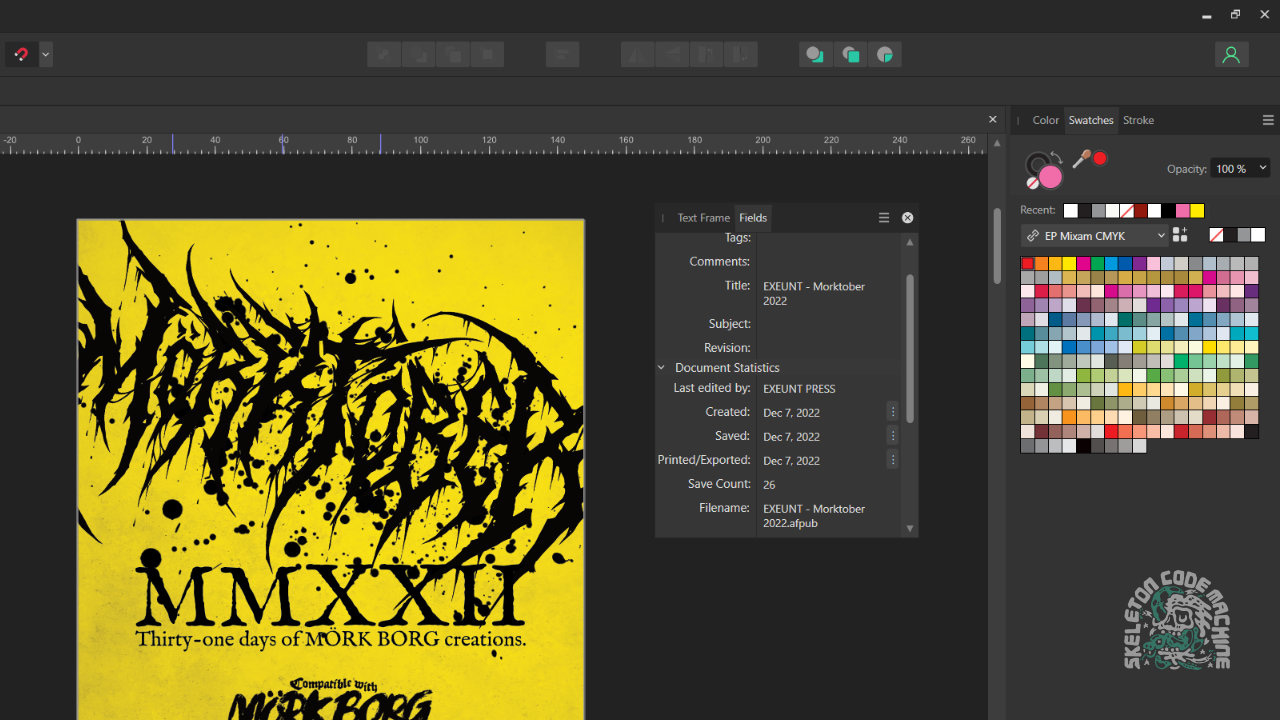10 Affinity Publisher Tips - by Exeunt Press