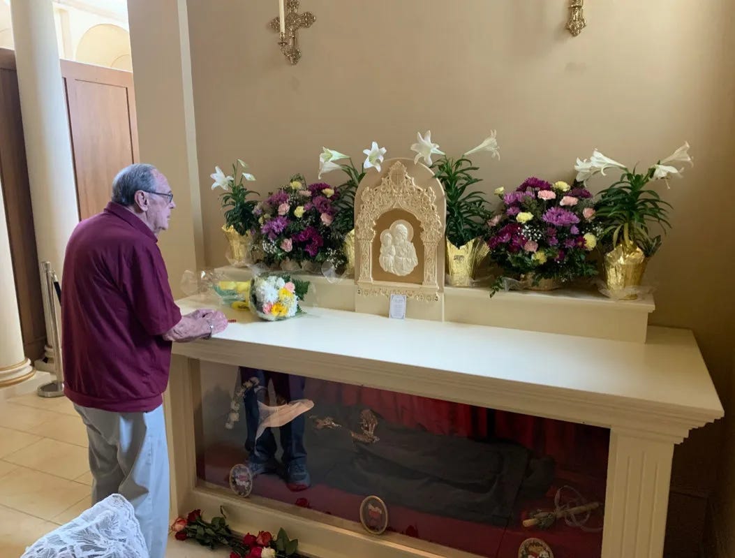 The pilgrim bridge, the news, and a priest of courage