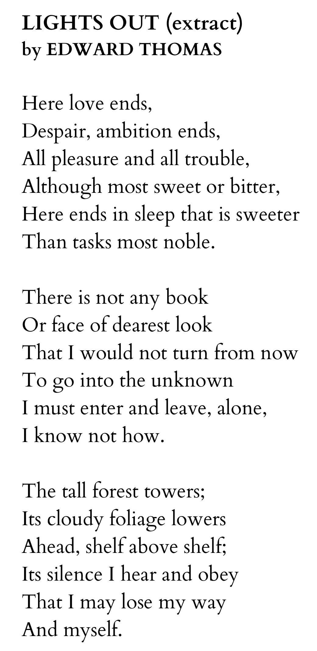 Under the Dark Clouds of War: The Life and Poetry of Edward Thomas