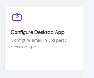 How to setup Hostinger email with third-party app