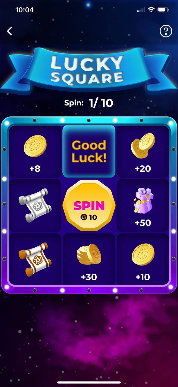 Lucky Draw update Rewards List - SingSingBird