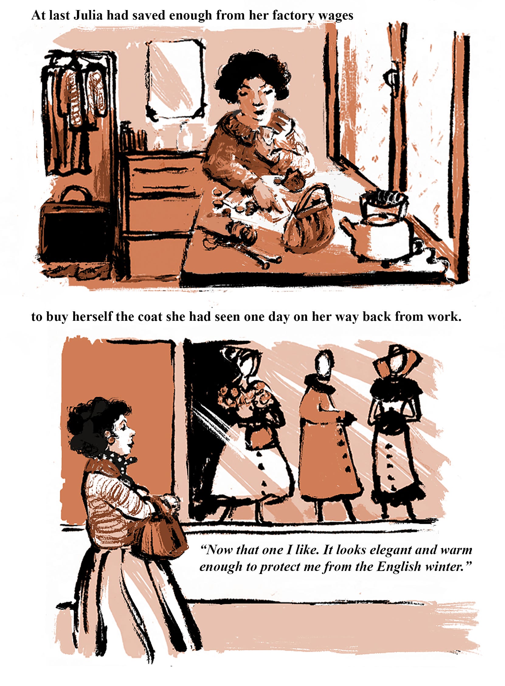 Julia and John and how they met 1 - by Bridget Marzo
