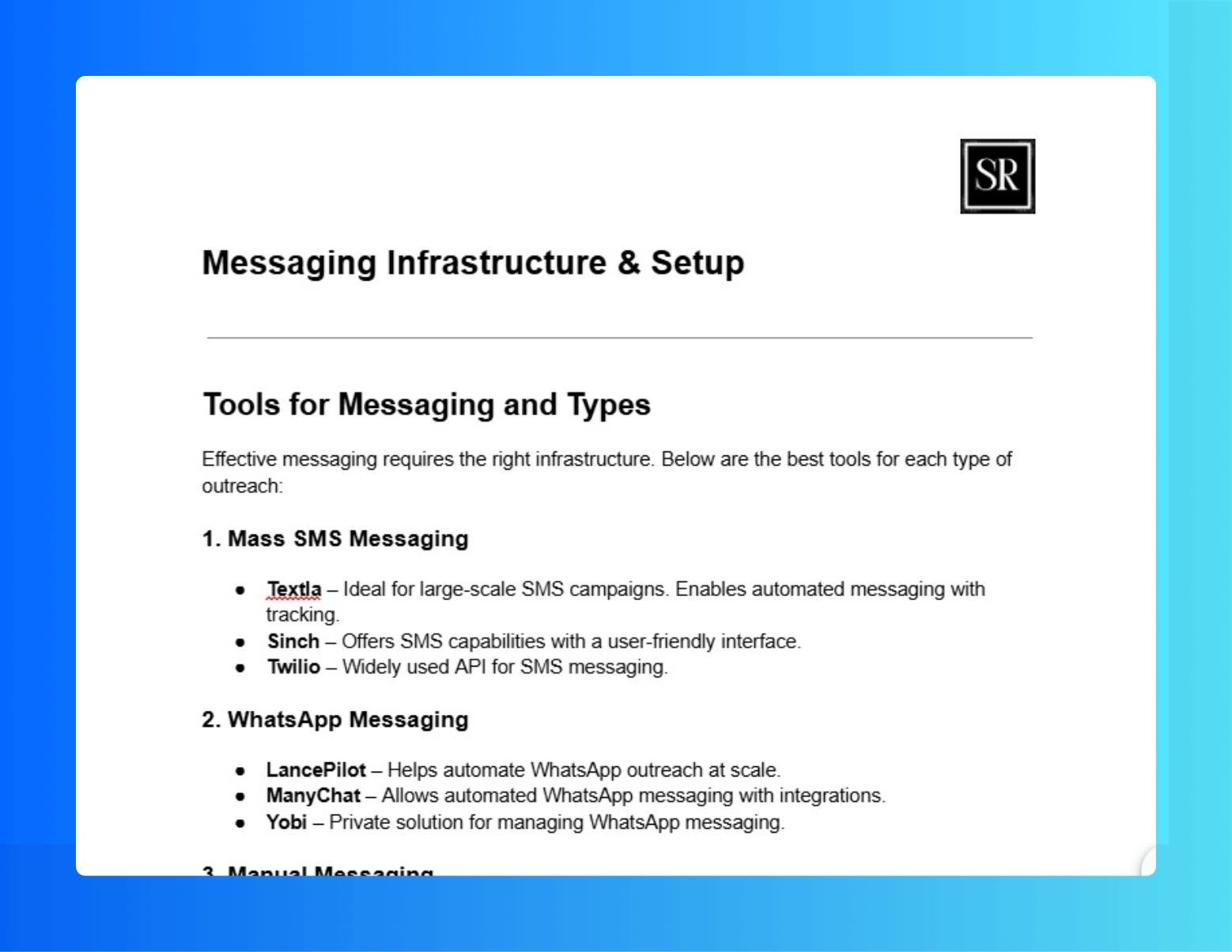 Messaging Infrastructure & Setup - Scaling Room