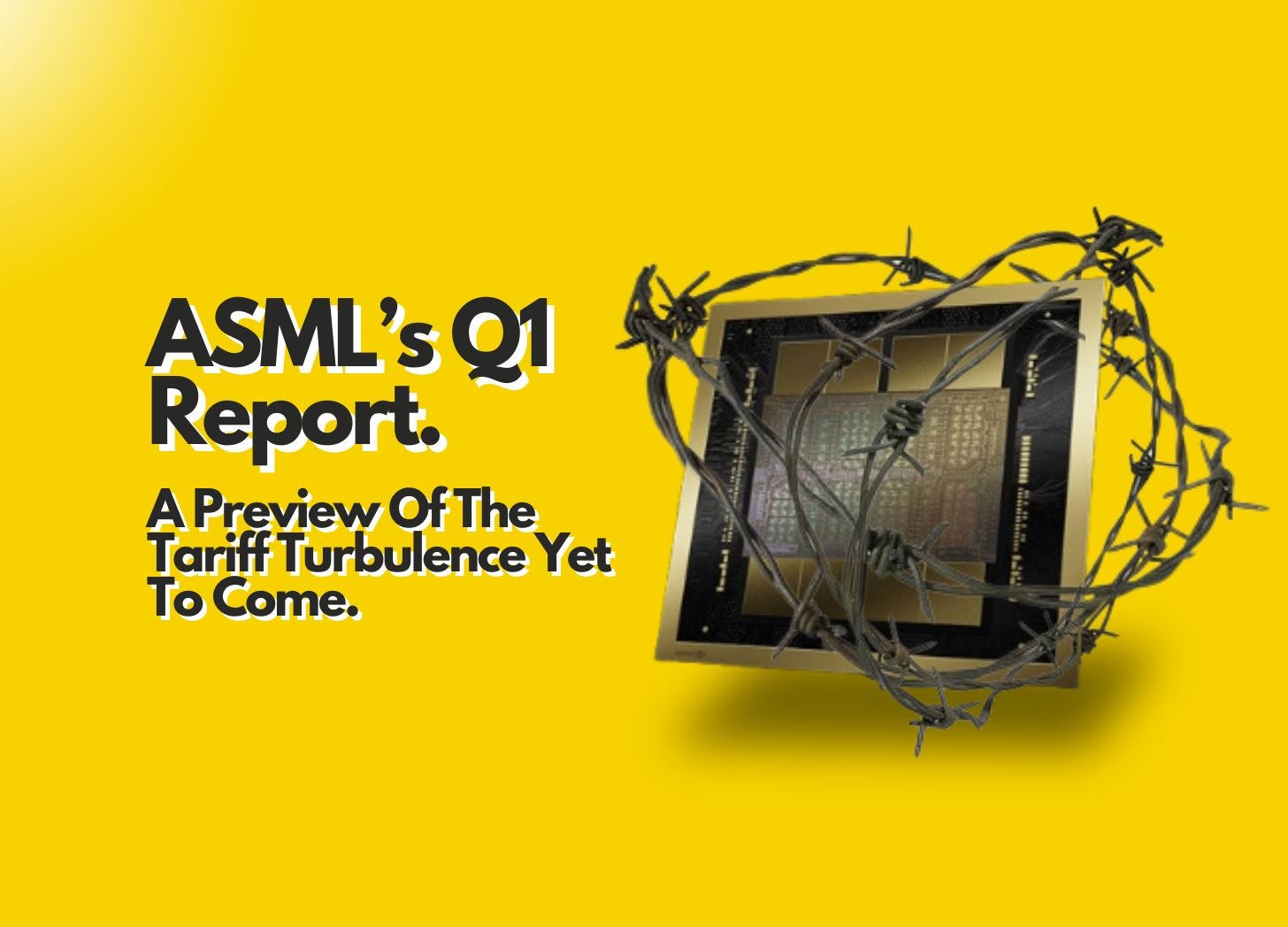 ASML’s Q1 Report: A Preview Of Tariff Turbulences Yet To Come
