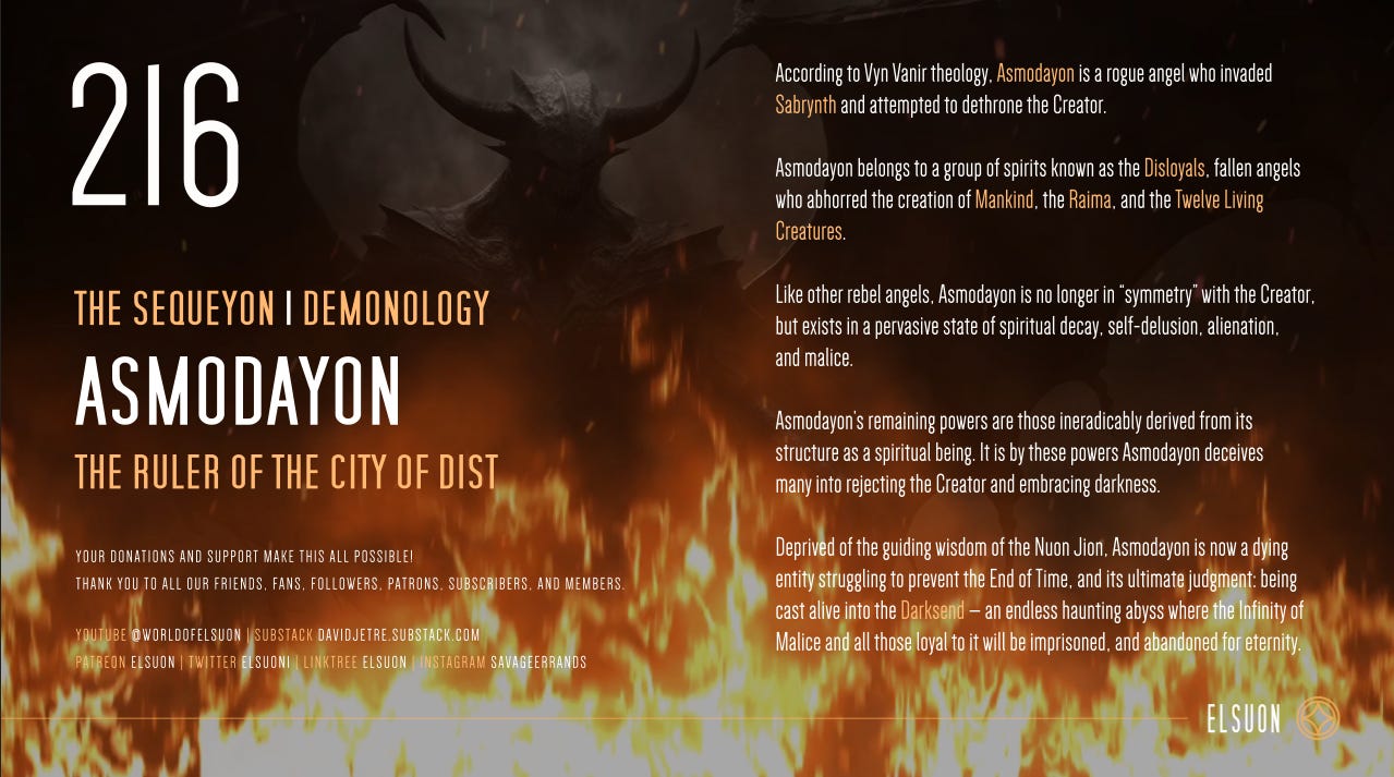 Elsuon | Asmodayon - The World of Elsuon