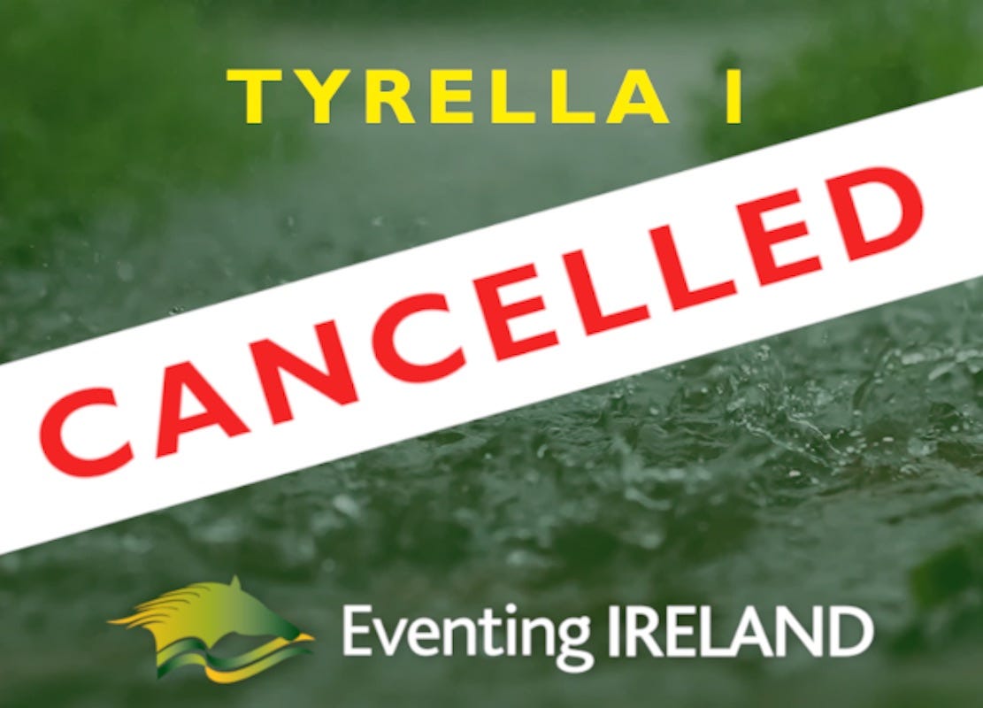 Cancellation: Tyrella 1 - Horse&Field