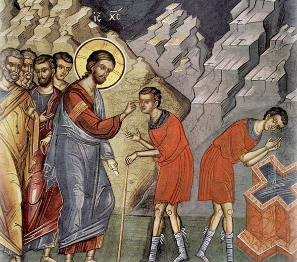 ΚΥΡΙΑΚΗ ΙΔ΄ ΛΟΥΚΑ [:Λουκ. 18,35-43] Ο ΑΓΙΟΣ ΚΥΡΙΛΛΟΣ ΑΛΕΞΑΝΔΡΕΙΑΣ ΓΙΑ ...