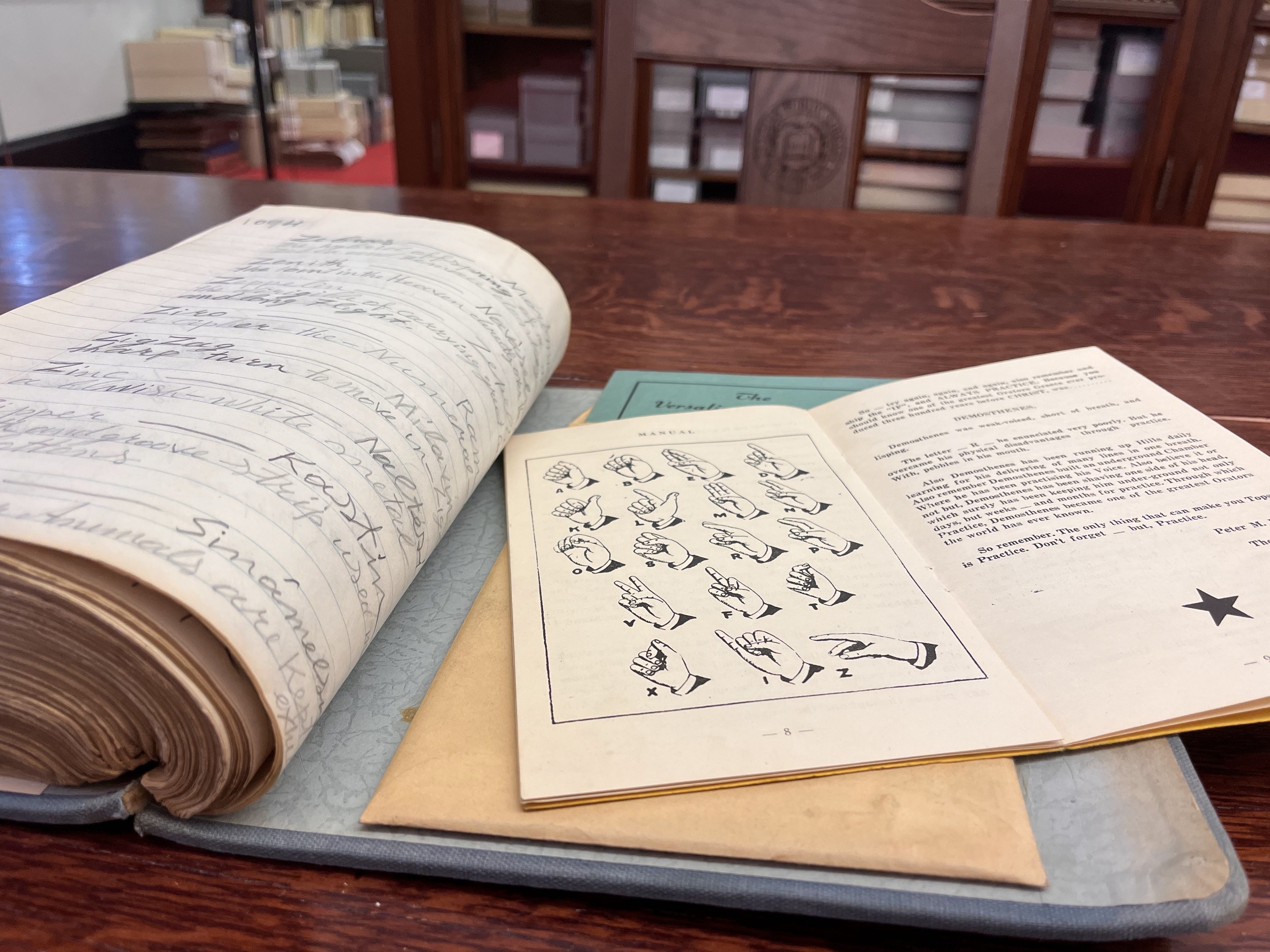 There's only one copy of this handwritten dictionary for an imaginary ...