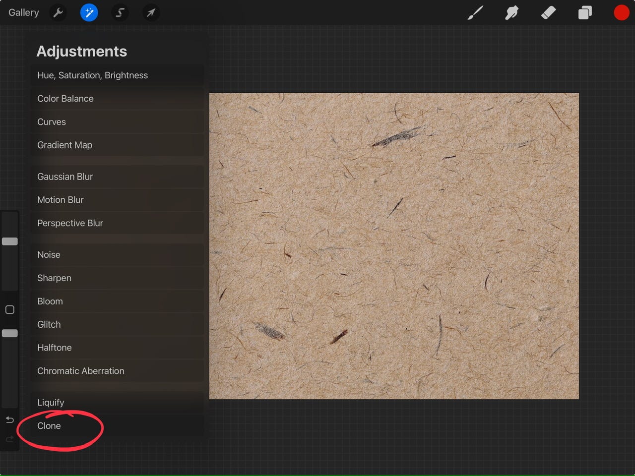 Do you use the clone tool in Procreate?