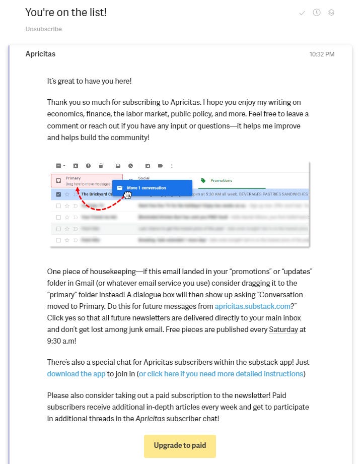 Crafting an effective Welcome Email - Linda's Substack