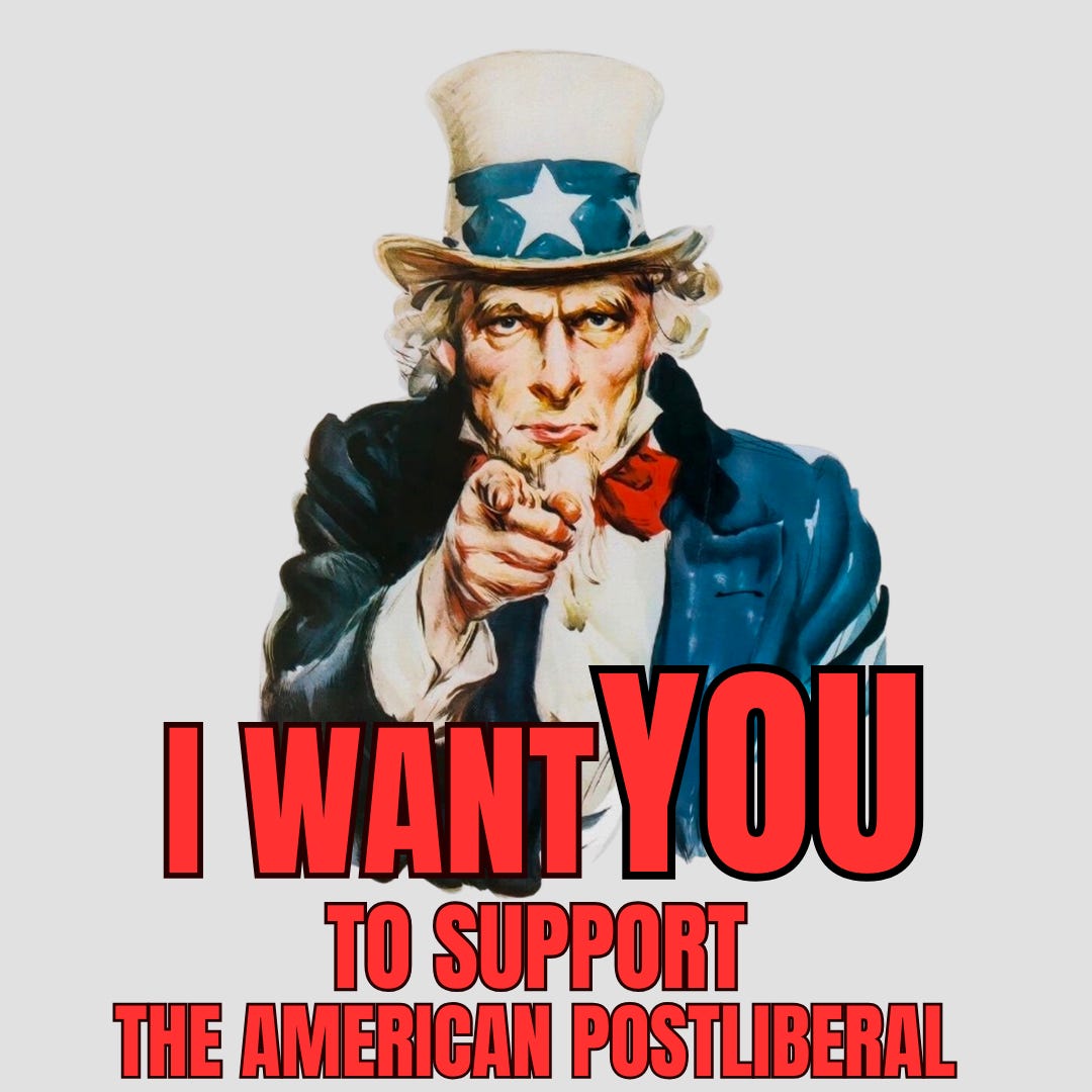 Become a Patron! - The American Postliberal