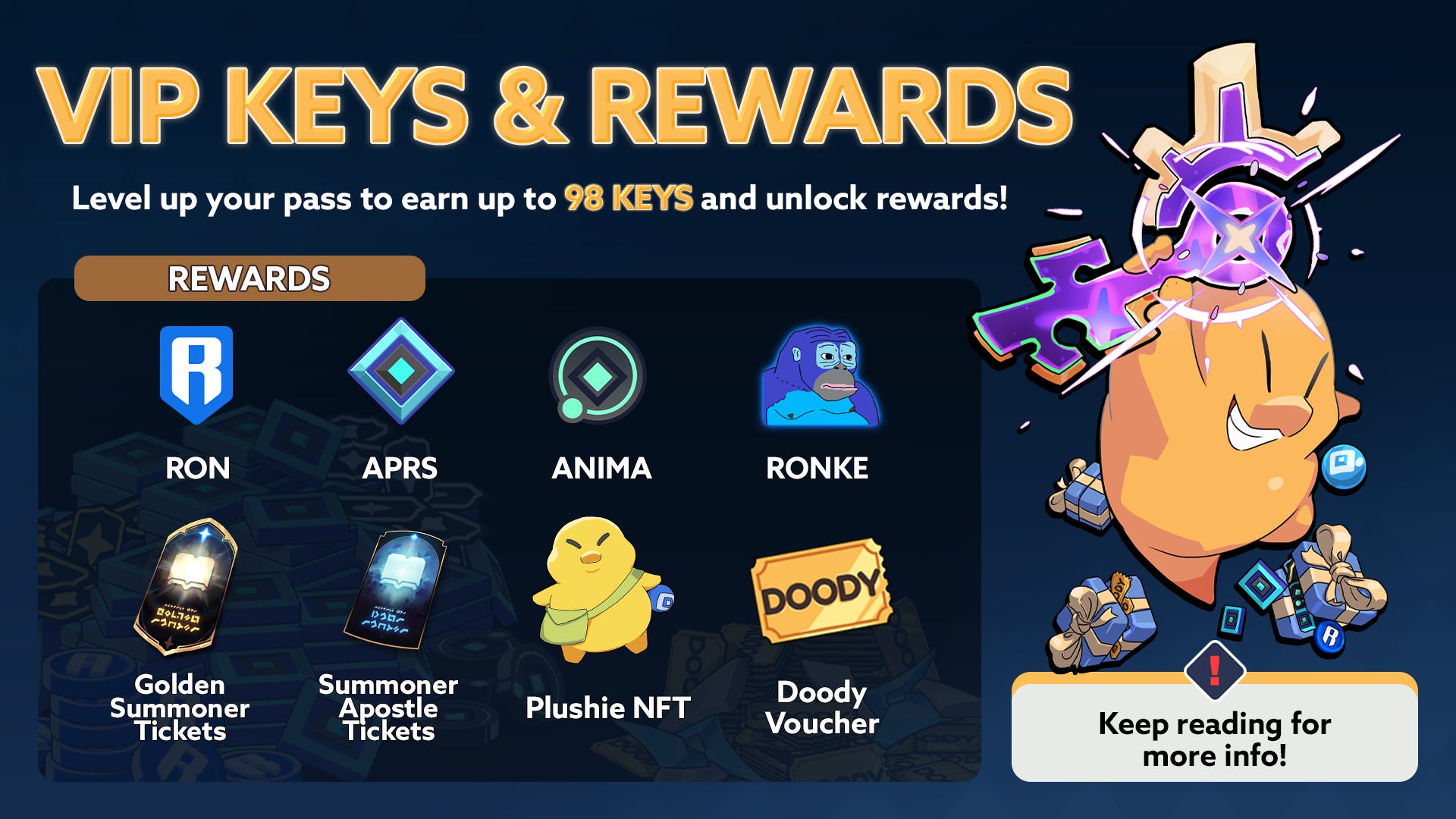 A new Horizon! VIP Keys and… Doody Vouchers!?
