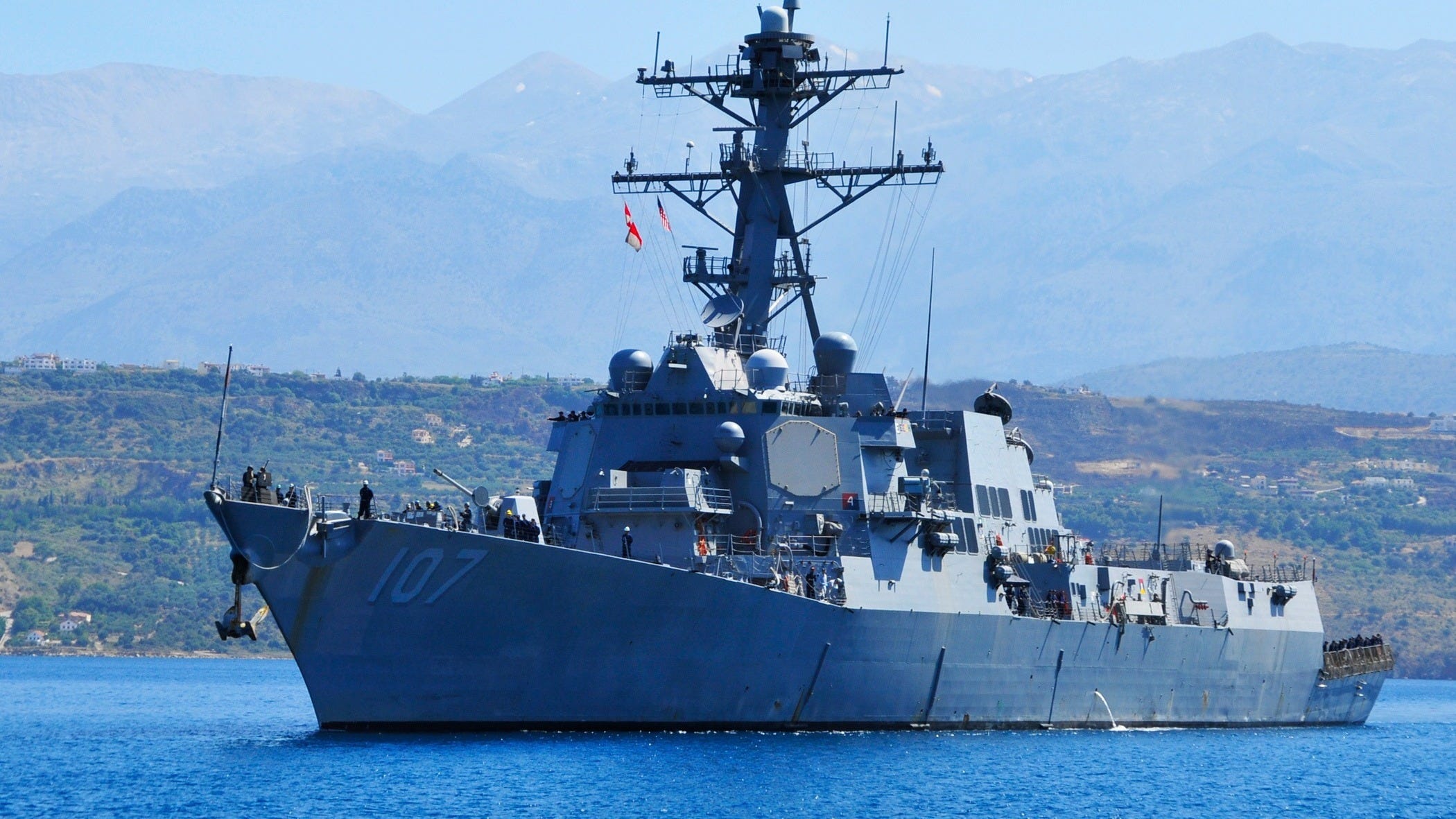 US Navy Warship Deploys for Southern Border Security Mission