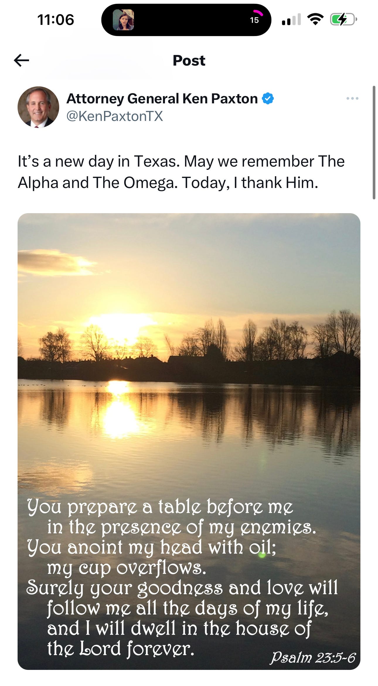 Paxton Makes Statement - by Merissa Hansen