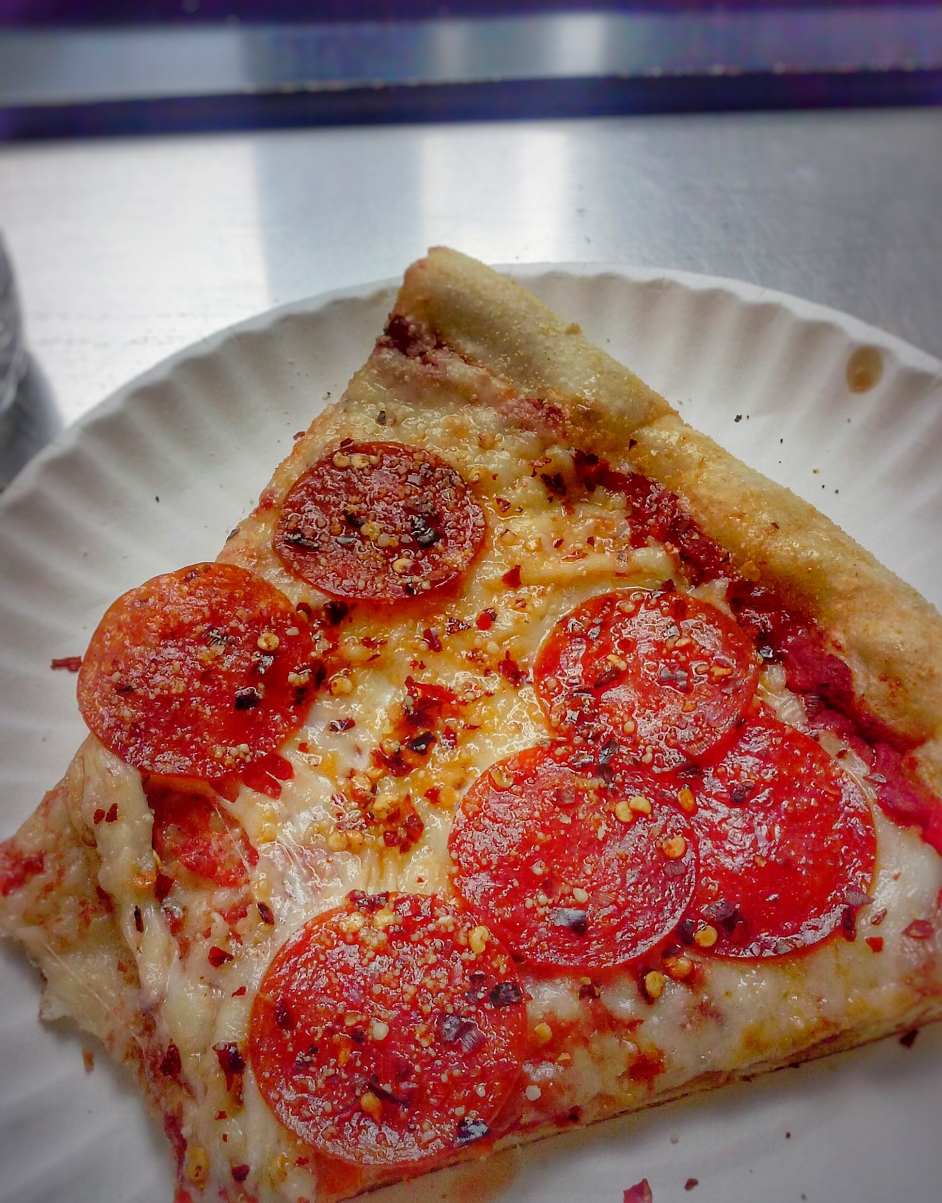 My first New York City pizza - by Lirpa Strike