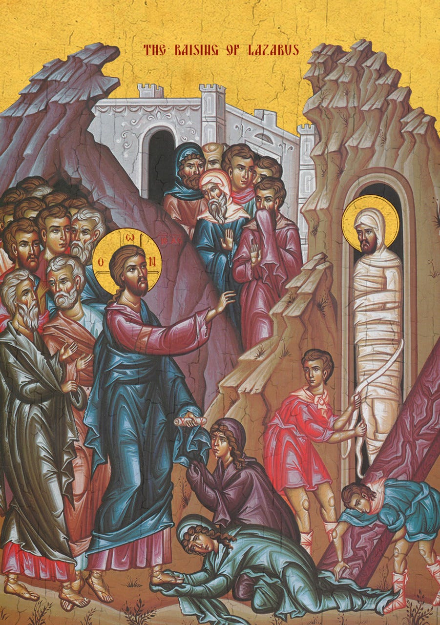 On the Raising of Lazarus