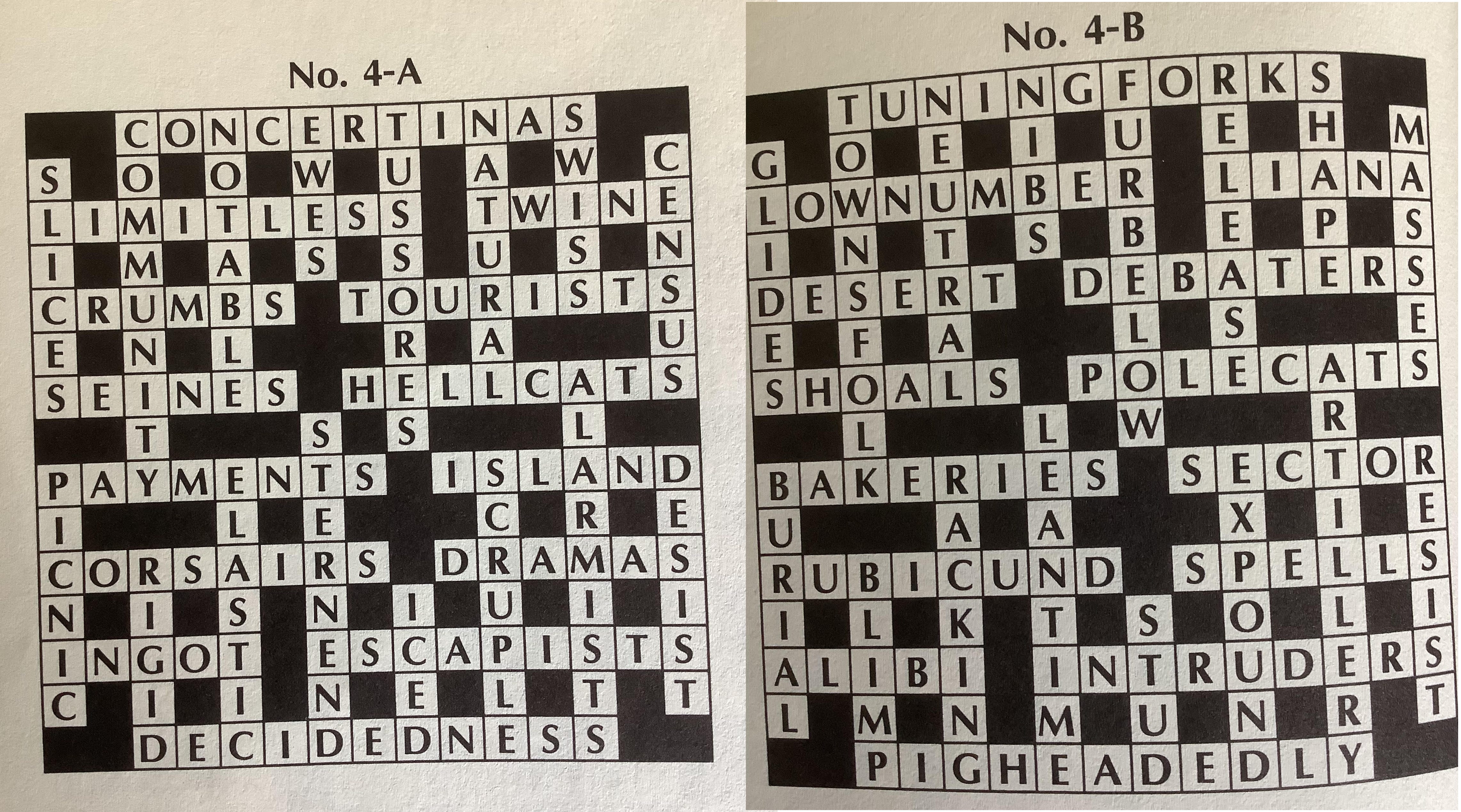 Two-Way Crosswords - T Campbell's Grid