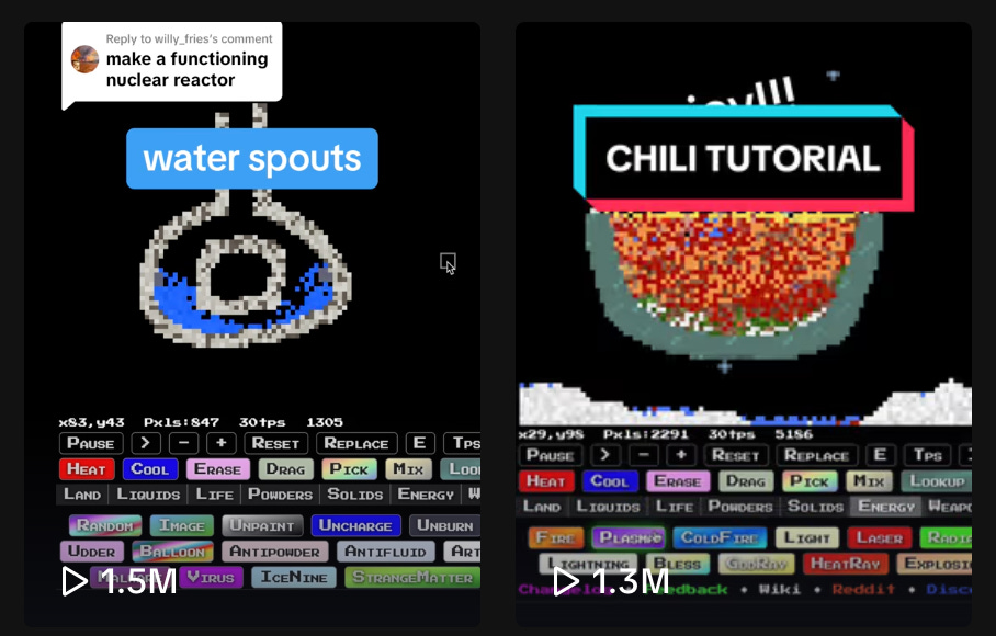 Sandboxels Recap #1 - New Mod, Videos, and More!