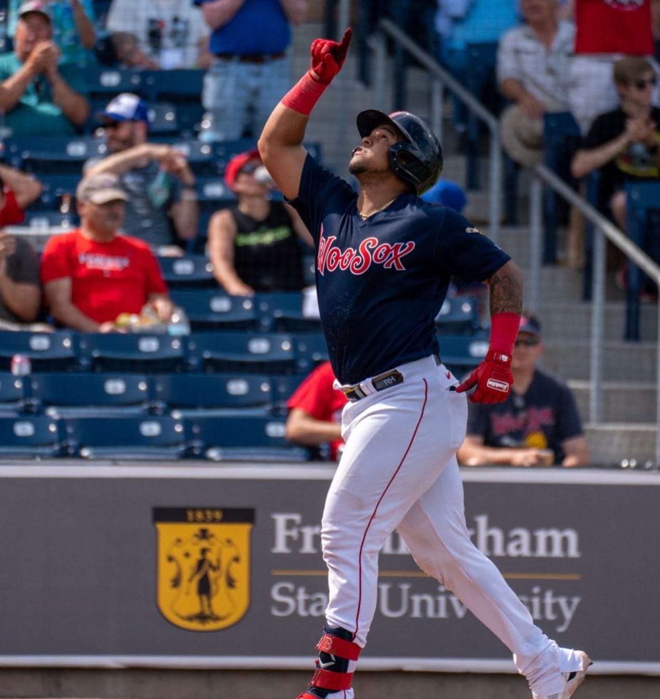 Red Sox catching prospect showed off his power swing at Jet Blue Park