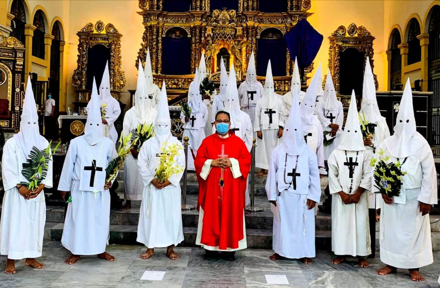 The heaven cried during the Holy Week Processions in Andalusia, Spain.