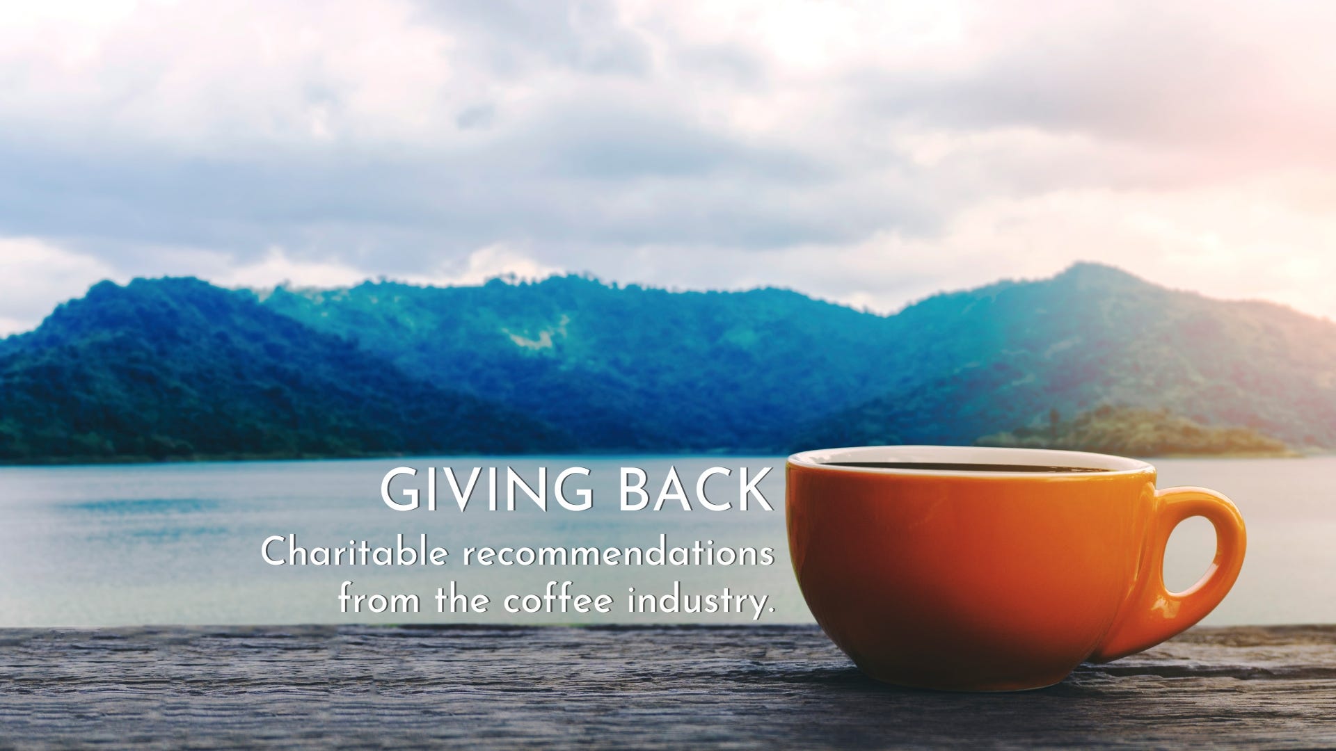 Coffee With A Side Of Community Giving. - by Ryan Woldt