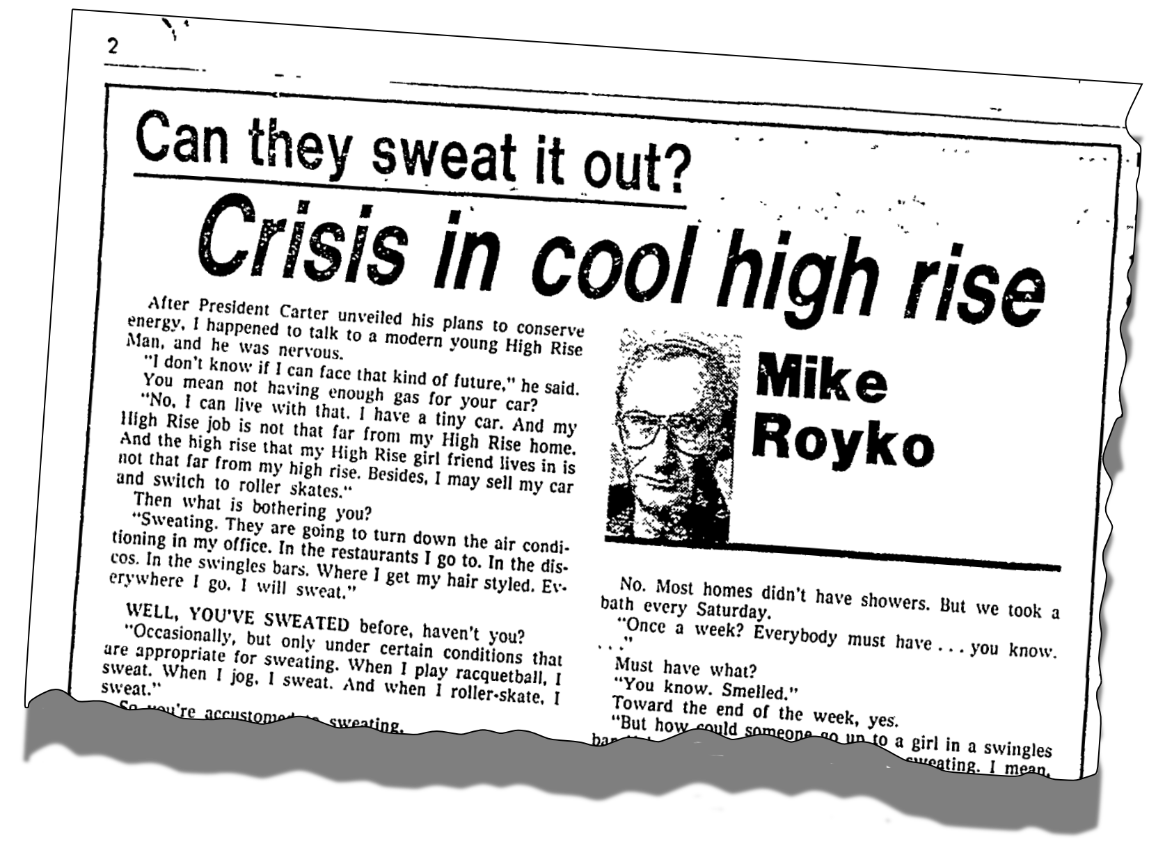 Mike Royko 50+/- Years Ago Today: The Birth of High-Rise Man