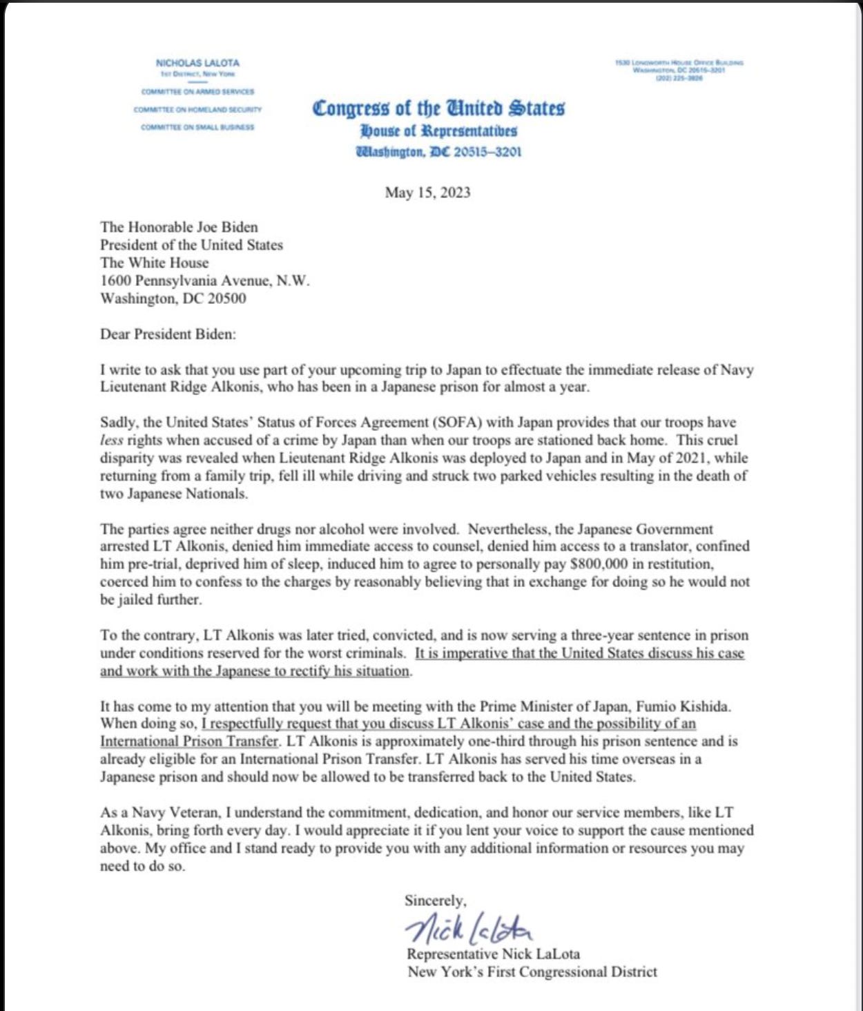 LT Alkonis; Lost in Japan - CDR Salamander