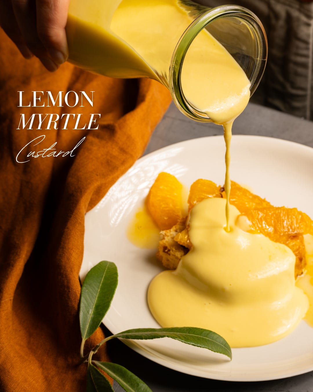 Lemon Myrtle Custard