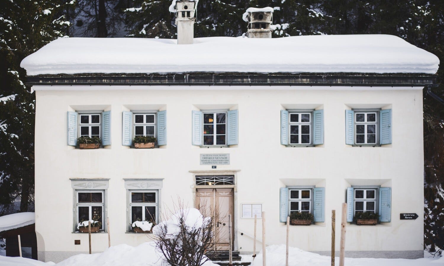 Nietzsche and Sils Maria - by Lorelei Hatpinwoman