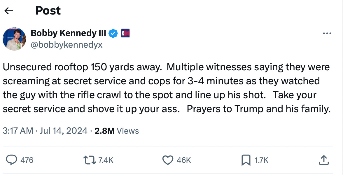 A Cursory Review Of What Makes No Sense Around Would Be Trump Assassin ...