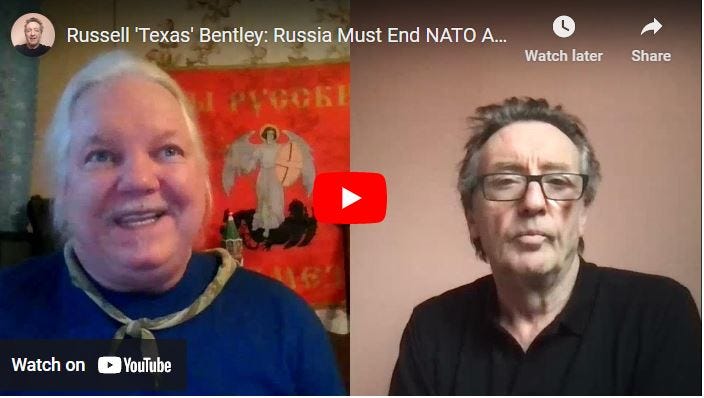 Russell 'Texas' Bentley: Russia Must End NATO Aggression in Ukraine ...