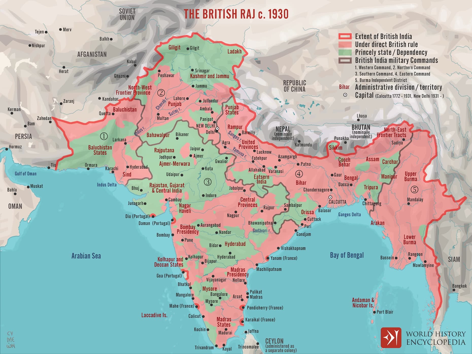 How the British controlled a fractured India
