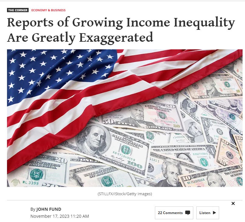 What the heck is happening to inequality VI. Inequality _never_ increased?