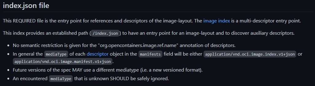 Deep-dive into exported Container Image content