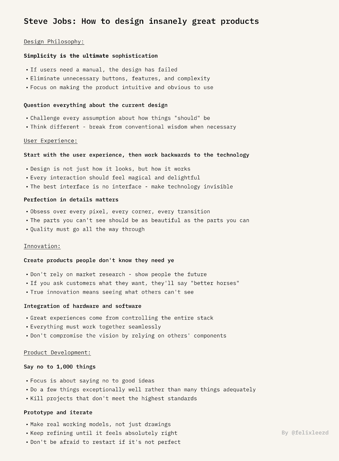 How to Design Insanely Great Products - by James Young