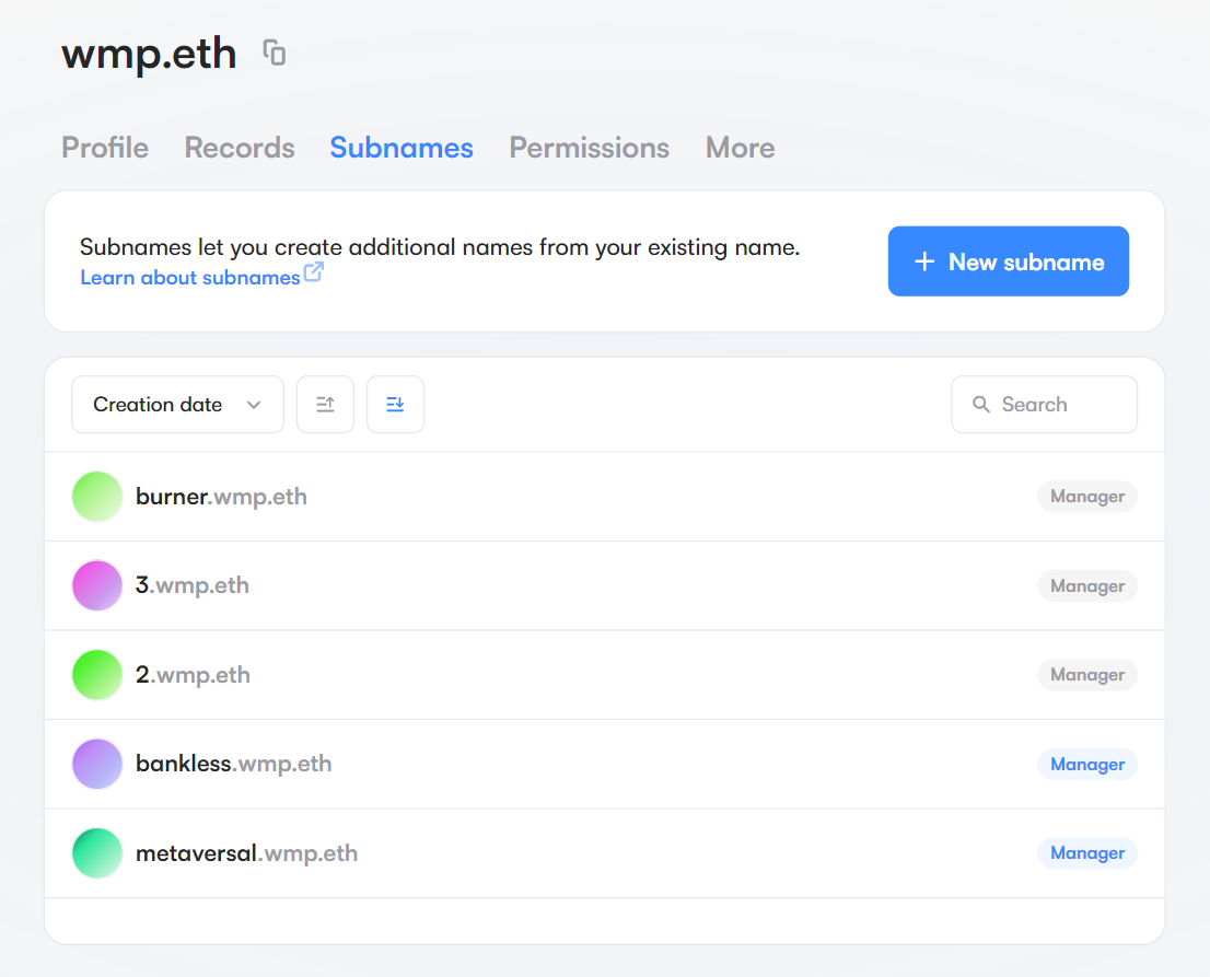 The New ENS Manager App - by William M. Peaster