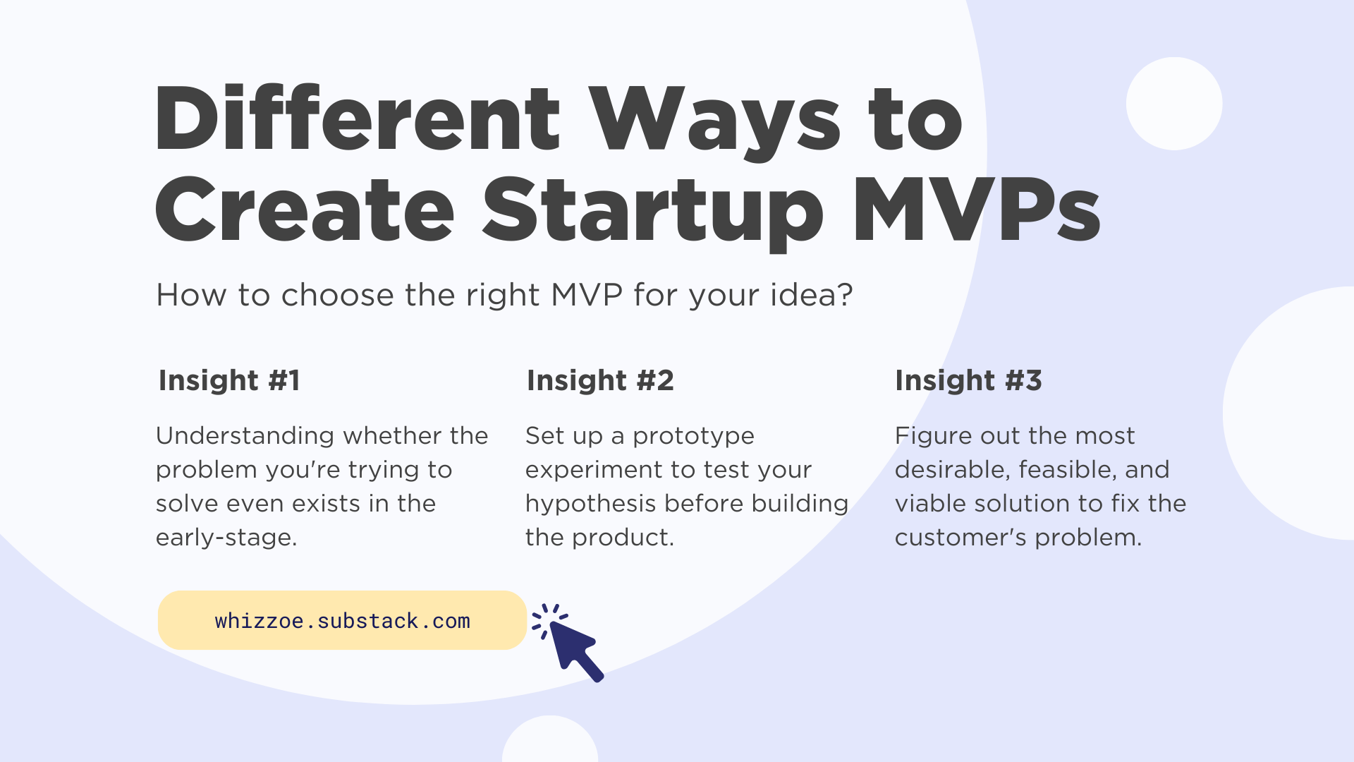 How to choose the right MVP for your startup idea?