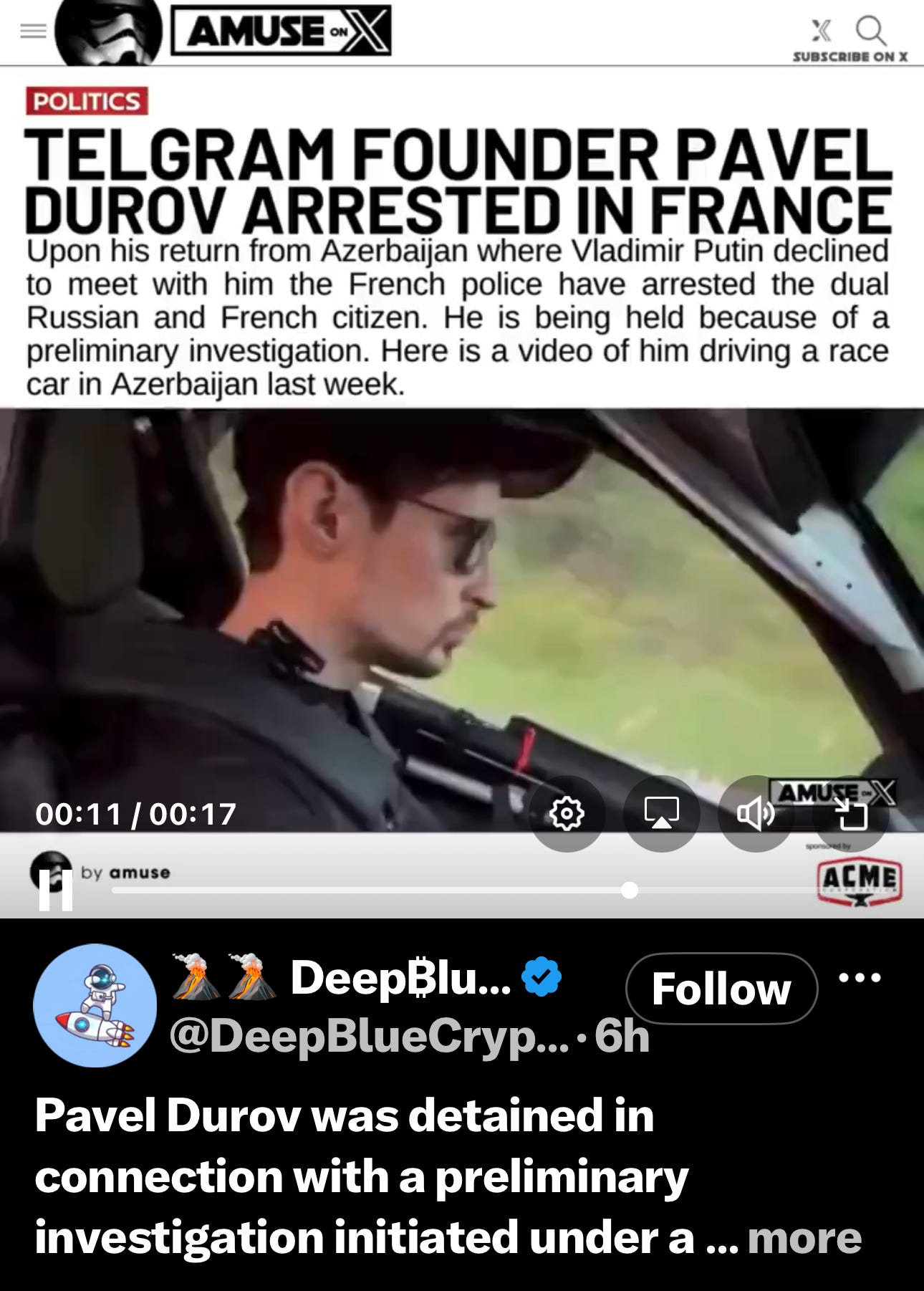BREAKING: France Arrests Telegram Founder Pavel Durov, Now Facing 20 ...