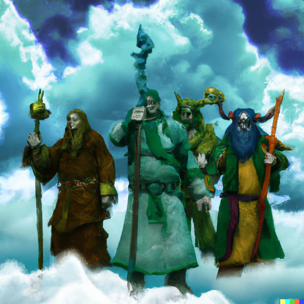 The DIY Pantheon: domains and symbols